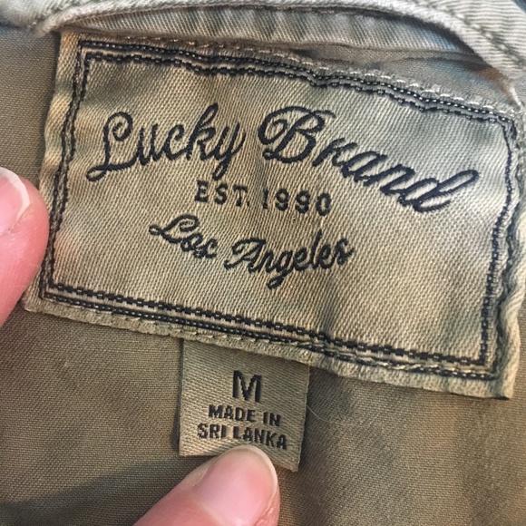 Lucky Brand | Jackets & Coats | Lucky Brand Army Green Double Breasted ...